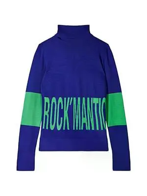 Patrizia Pepe Colour-block Intarsia-knit Sweater