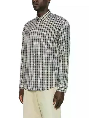 Nn07 Deon Check Shirt - Brown