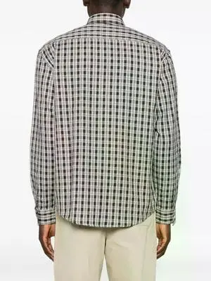 Nn07 Deon Check Shirt - Brown