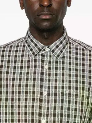 Nn07 Deon Check Shirt - Brown
