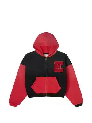 ERL Varsity Logo-patch Hoodie - Black