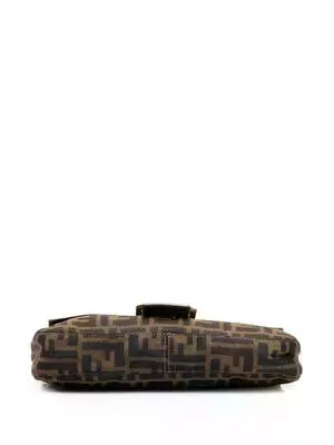 Fendi 20th Century Zucca Canvas Baguette Shoulder Bag