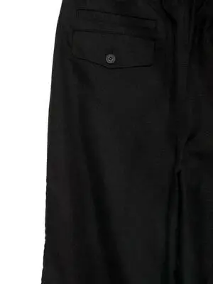 Comme Des Garçons Elasticated Drawstring-cuff Trousers