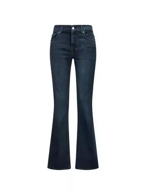 7 For All Mankind Faded Flared Jeans