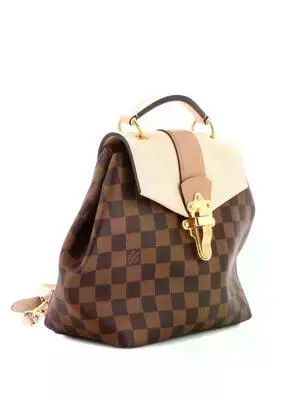LOUIS VUITTON Clapton Damier And Leather Backpack - Neutrals
