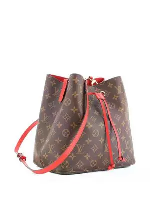 LOUIS VUITTON Neonoe Handbag Monogram Canvas With Leather Mm Bucket Bag