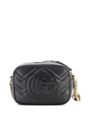 Gucci Gg Marmont Shoulder Bag Matelasse Leather Mini Crossbody Bag