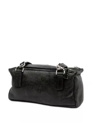 Givenchy 2000-2026 Mini Soft Grained Calfskin Pandora Crossbody Bag - Black