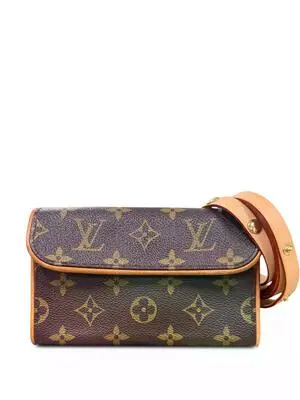 LOUIS VUITTON 2003 Monogram Pochette Florentine Belt Bag - Brown