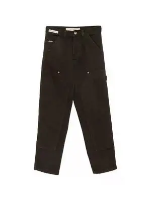 YES LONDON Panelled-design Jeans - Brown