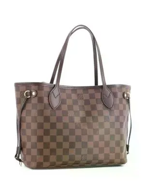 LOUIS VUITTON Neverfull Nm Damier Pm Tote Bag - Brown