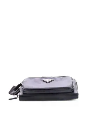 Prada Zip Around Front Pocket Saffiano Leather Belt Bag