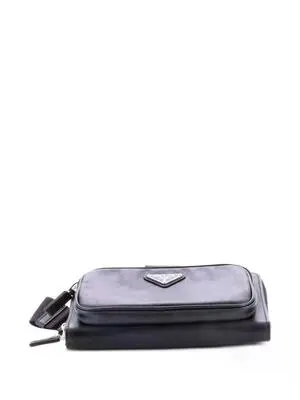 Prada Zip Around Front Pocket Saffiano Leather Belt Bag
