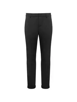 DONDUP Flat-front Trousers - Black