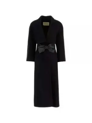 Valentino Garavani Soft Drap Coat - Black