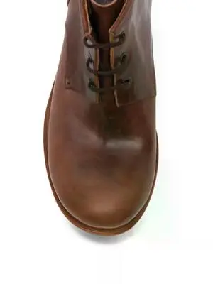 MA+ Lace-up Leather Ankle Boots