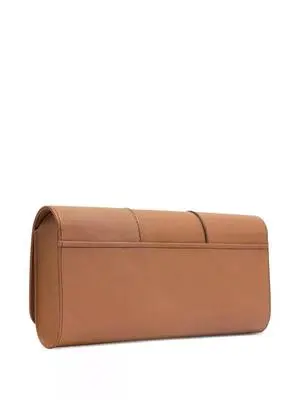 Perrin Le Cabriolet Glove-detail Clutch Bag - Brown