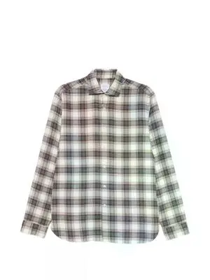 XACUS Legacy Check-pattern Cotton Shirt - Neutrals