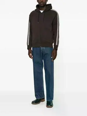 Emporio Armani Side-stripe Raglan-sleeve Hoodie