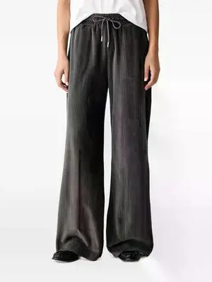 JOOP! Corduroy-effect Wide-leg Jogging Trousers - Grey