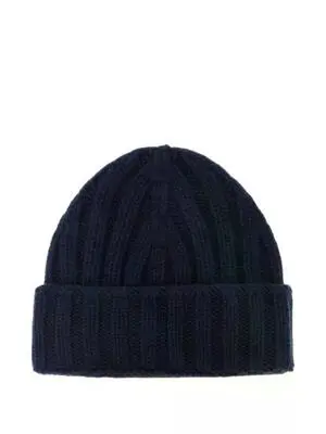 LARMERI STUDIO Ribbed-knit Beanie Hat - Blue