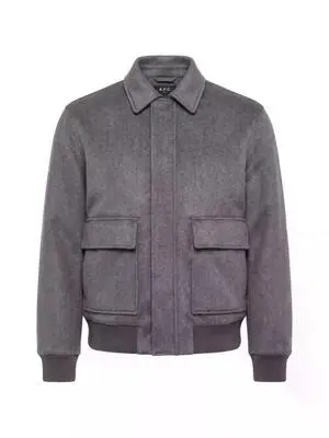 Peserico Concealed-fastening Flap-pocket Jacket