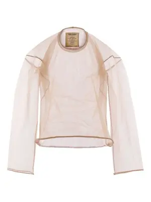 UMA WANG Cashmere Turtle-neck Sweater - Beige