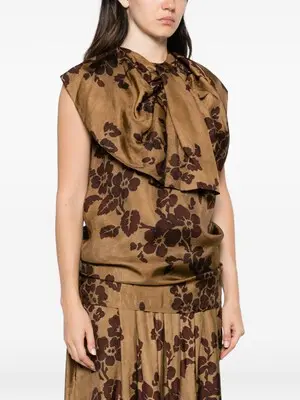 UMA WANG Teet Printed Top