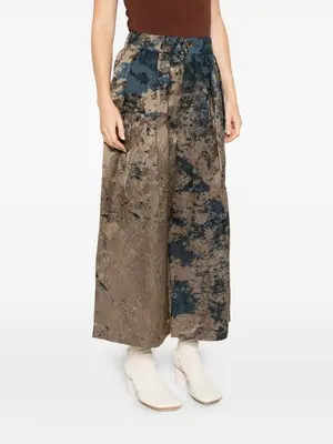UMA WANG Poetic Linen Blend Trousers