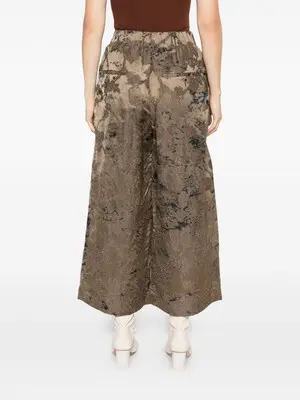 UMA WANG Poetic Linen Blend Trousers
