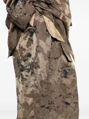 UMA WANG Poetic Linen Blend Trousers
