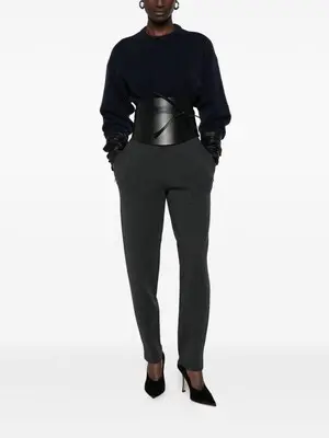 Alaïa Wool Tapered Trousers