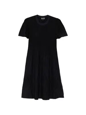 Emporio Armani Striped Midi Dress