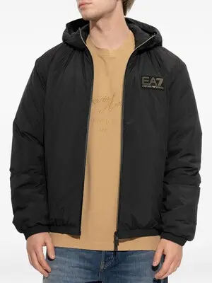 EA7 Logo Nylon Blouson Jacket