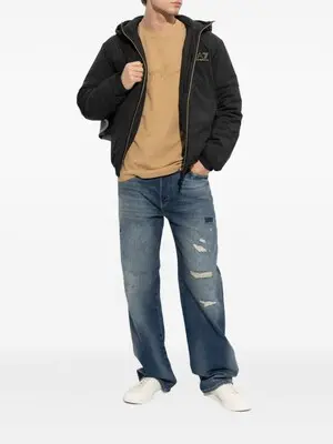 EA7 Logo Nylon Blouson Jacket