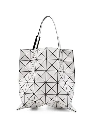 BAOBAO ISSEY MIYAKE Lucent Matte Medium Tote Bag - Grey