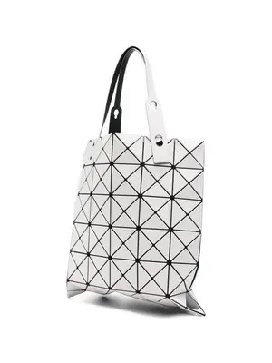 BAOBAO ISSEY MIYAKE Lucent Matte Medium Tote Bag - Grey