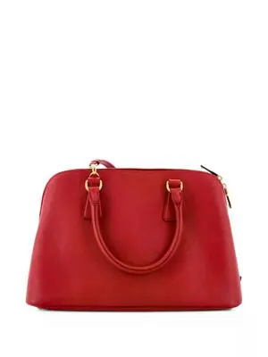 Prada Promenade Bag Saffiano Leather Medium Satchel - Red