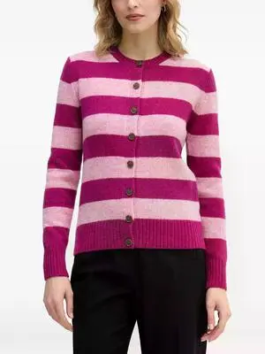 BENETTON Striped Cardigan