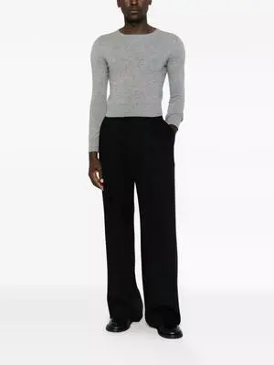Extreme Cashmere Crew-neck Long-sleeve Sweater - Grey