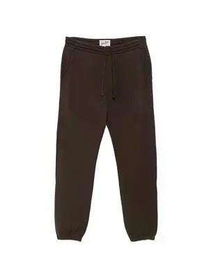 MC2 SAINT BARTH Drawstring-waist Bolt Track Pants - Brown