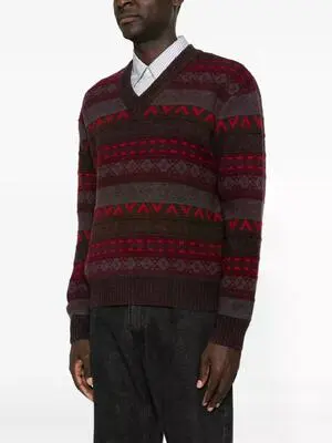Nn07 Tobias Fair Isle V-neck Sweater