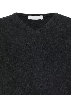 AMOMENTO V-neck Knitted Sweater