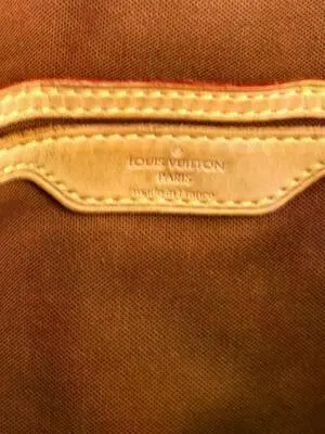 LOUIS VUITTON Palermo Handbag Monogram Canvas Gm Tote Bag - Brown