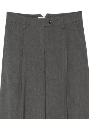 CENERE GB Pleated Wide-leg Trousers