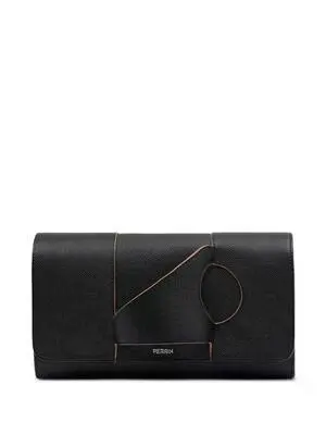 Perrin L'asymetrique Glove Clutch Bag - Black