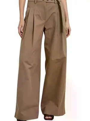 Brunello Cucinelli Pleated Belted Trousers