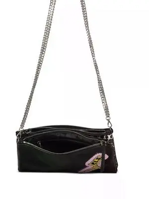 Philosophy Di Lorenzo Serafini Lightning-patch Leopard-print Clutch Bag