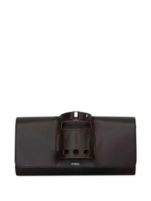 Perrin Le Cabriolet Glove Clutch Bag - Brown