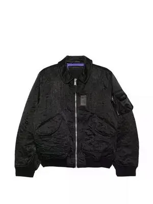 Alpha Industries Cwu-45/p Camo-embroidered Uv Bomber Jacket